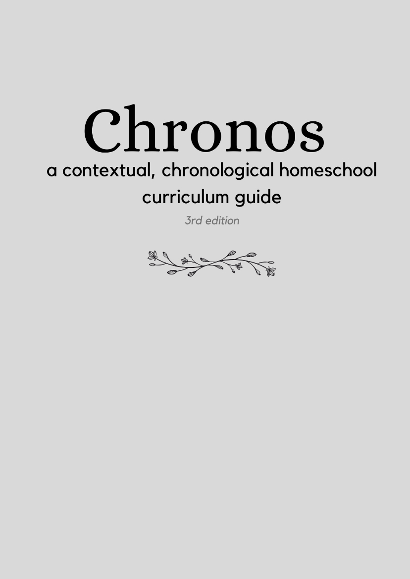 Chronos – The Homeschool Historian